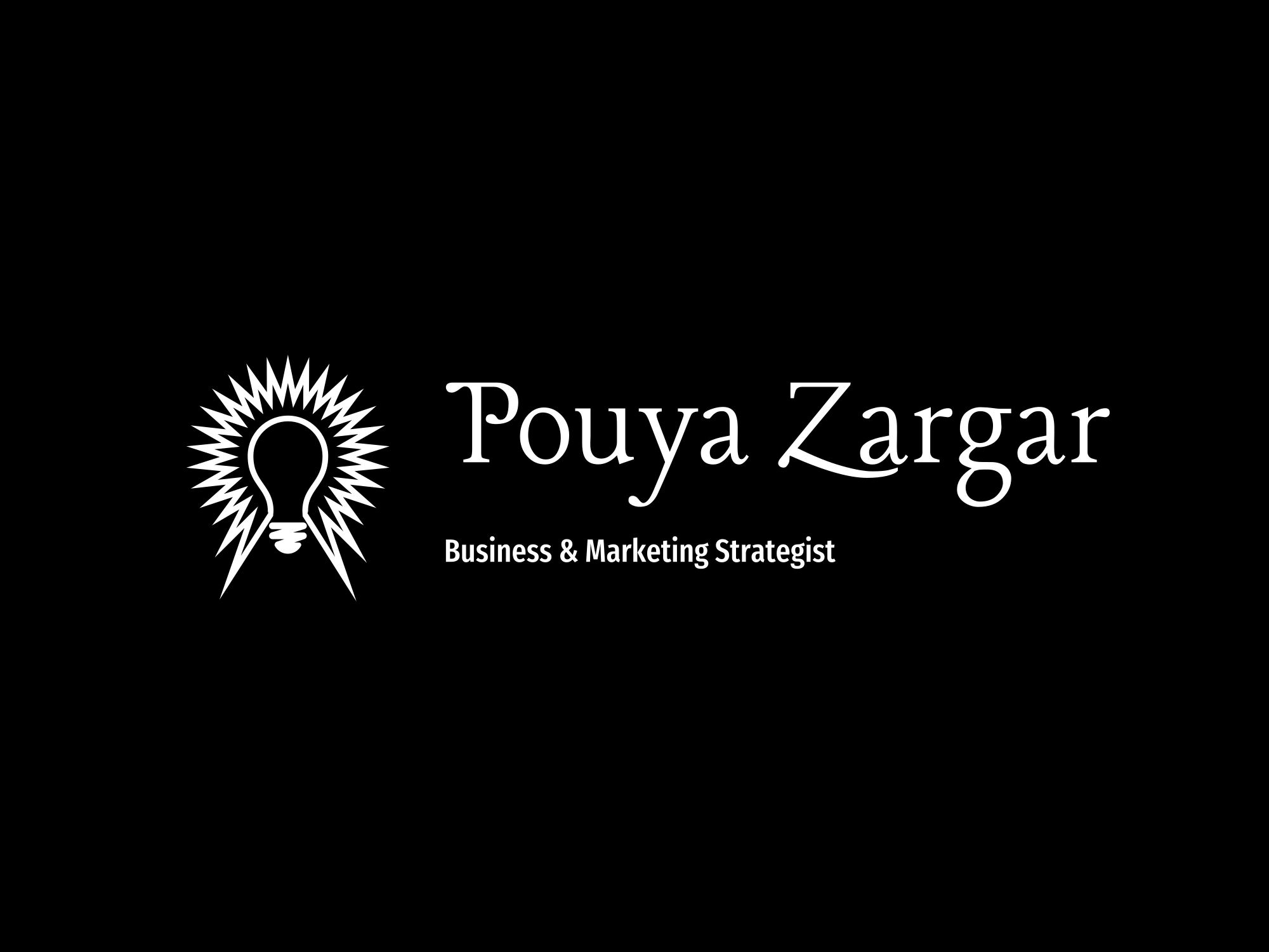 Business & Marketing Strategist - Pouya Zargar