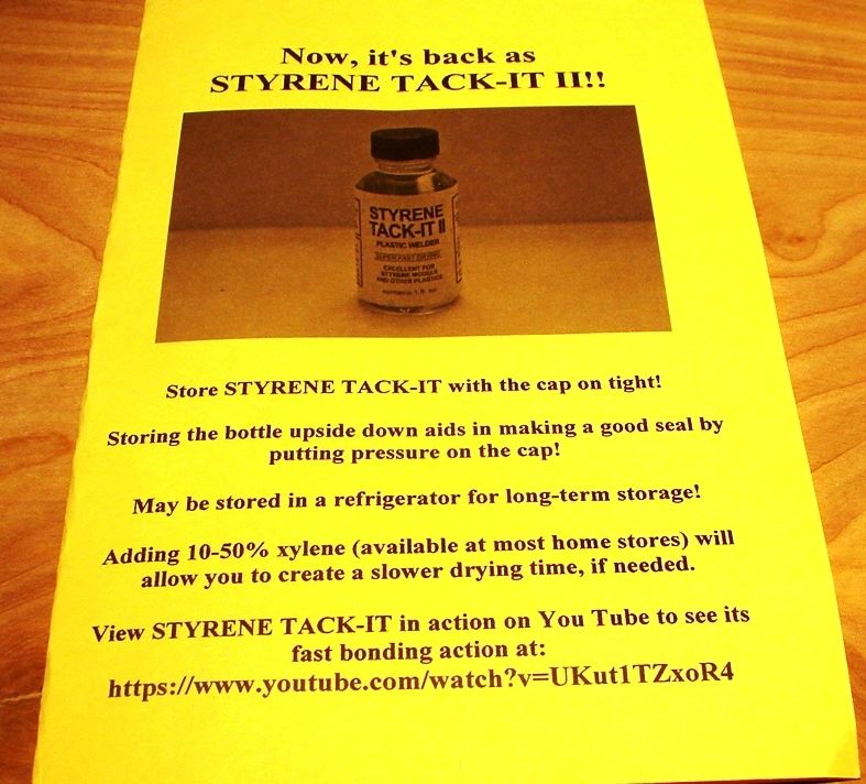 Styrene Tack-it