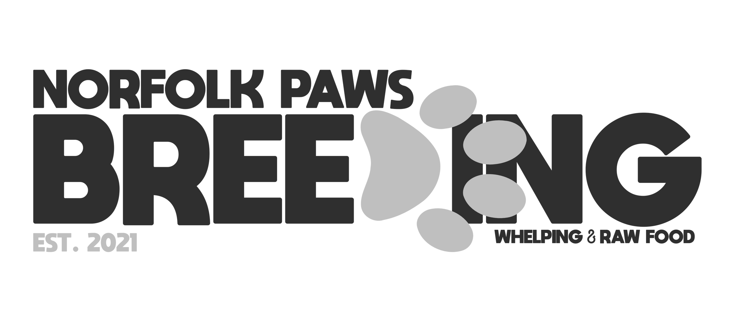 NORFOLK PAWS BREEDING, WHELPING & RAW FOOD