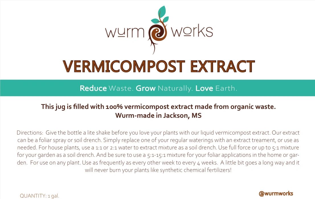1 Gallon of Vermicompost Extract