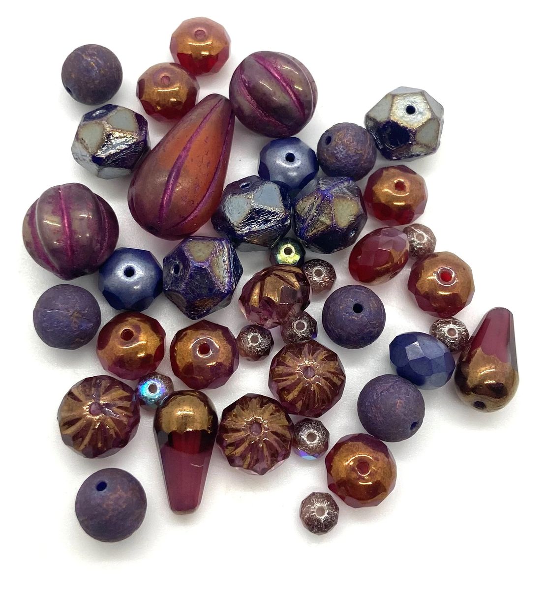 Juneberry Czech Glass Mix