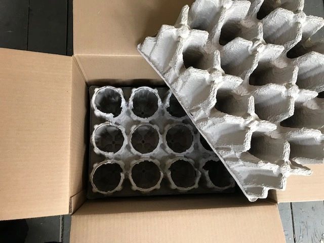 12-Bottle Wine Shipper Box w/Stand-up Pulp Insert