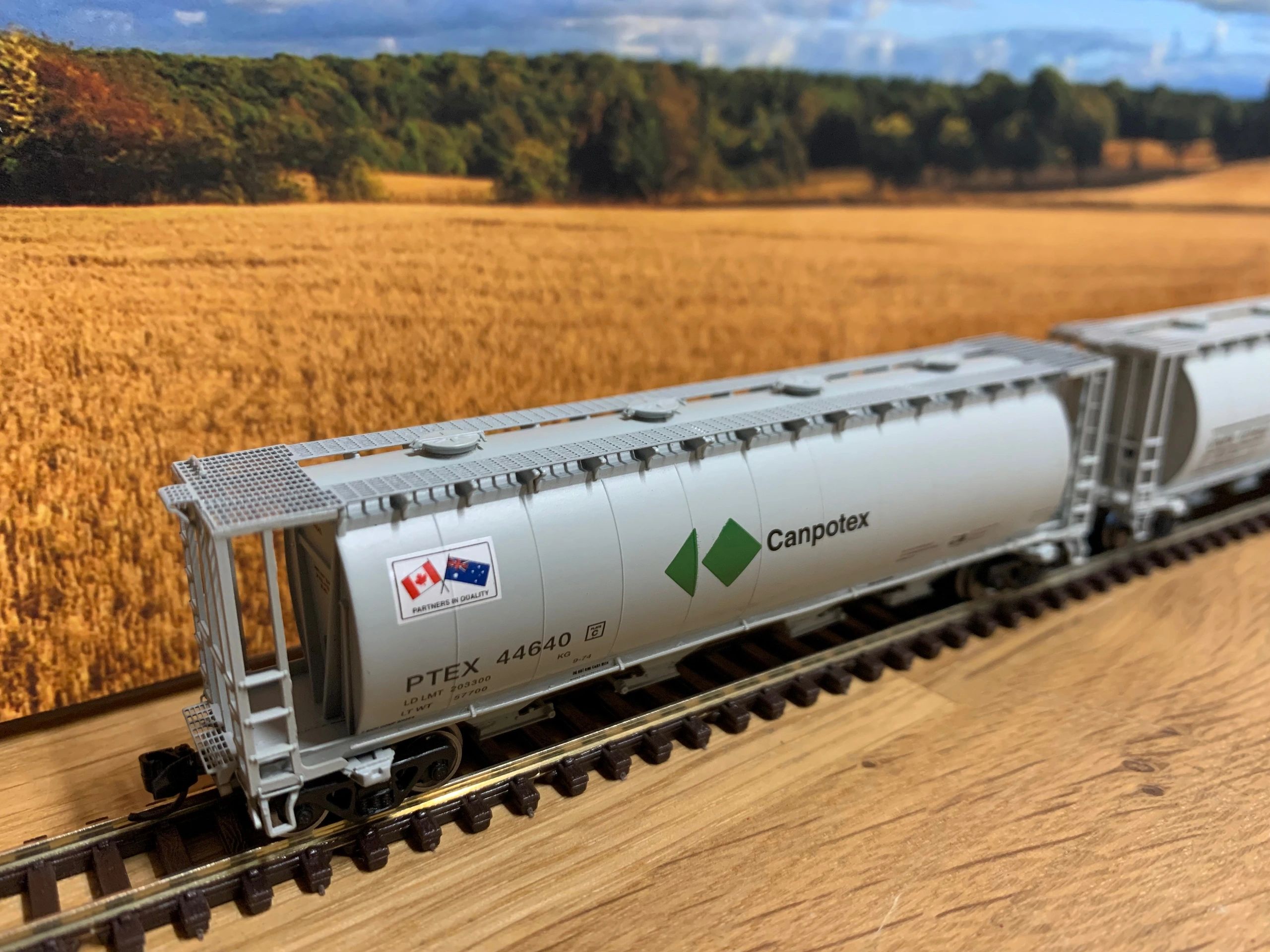 Prairie Shadows N-Scale Hopper cars!