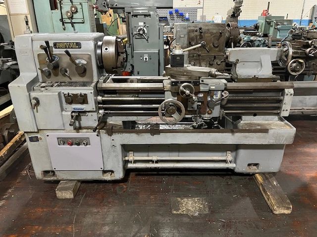 17" x 40" ROYAL (Hwacheon - Korean) geared head engine lathe