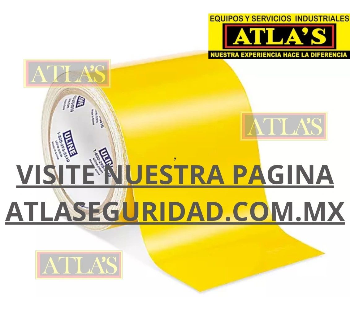 CINTA ADHESIVA REFLEJANTE COLOR AMRILLA 4" INCH