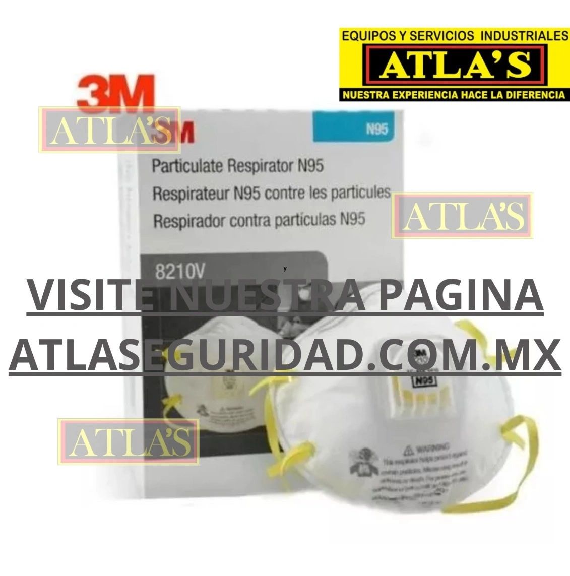 RESPIRADOR DESECHABLE 3M MOD. 8210V