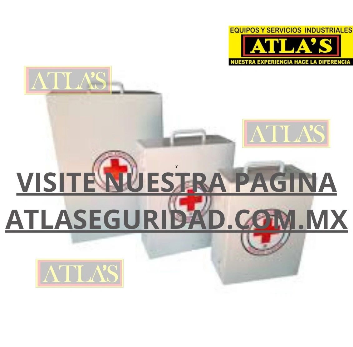 BOTIQUIN METALICO DE PARED (VARIEDAD DE TAMAÑOS)