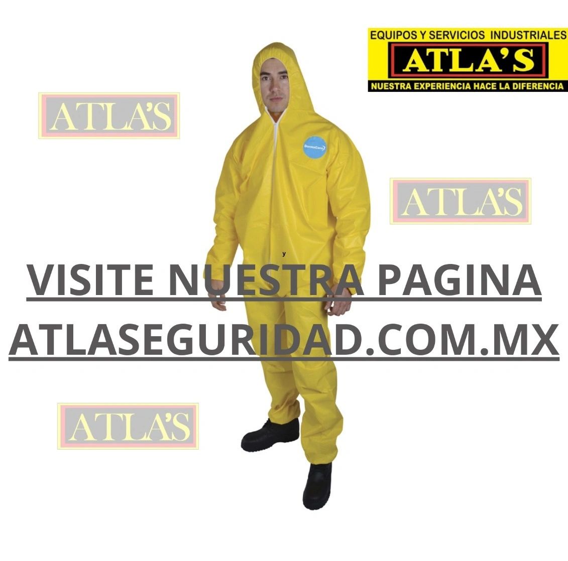 OVEROL DESECHABLE AMARILLO