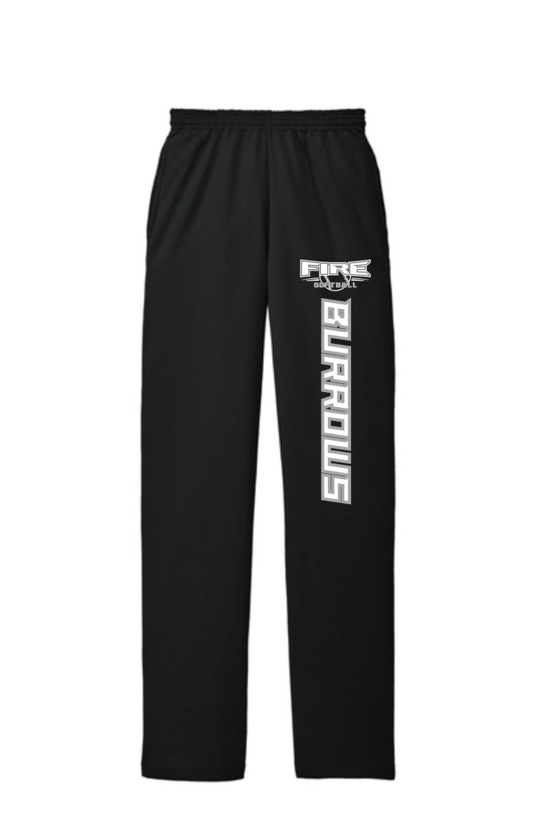 Fire Sweatpants with name