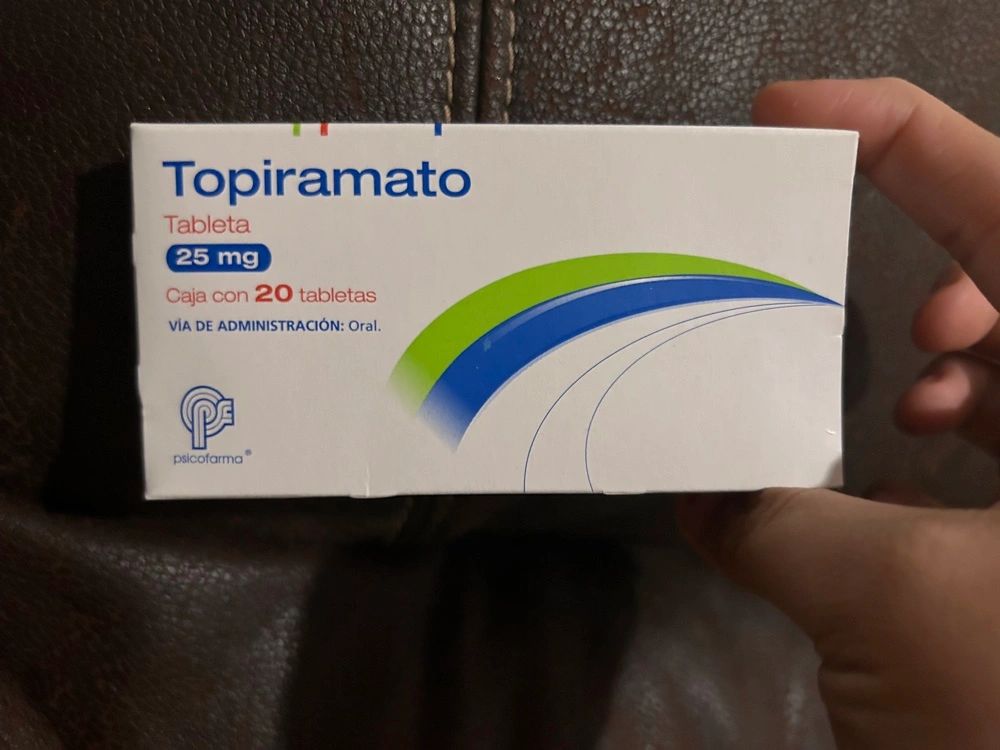 Topiramate 25 mg 20 count box