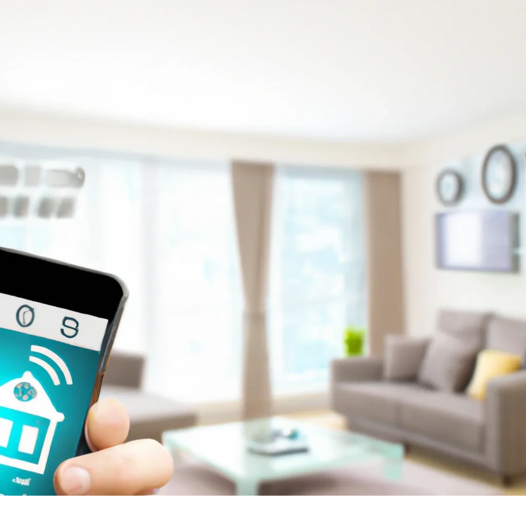 Smart home technology integration with interior designs.