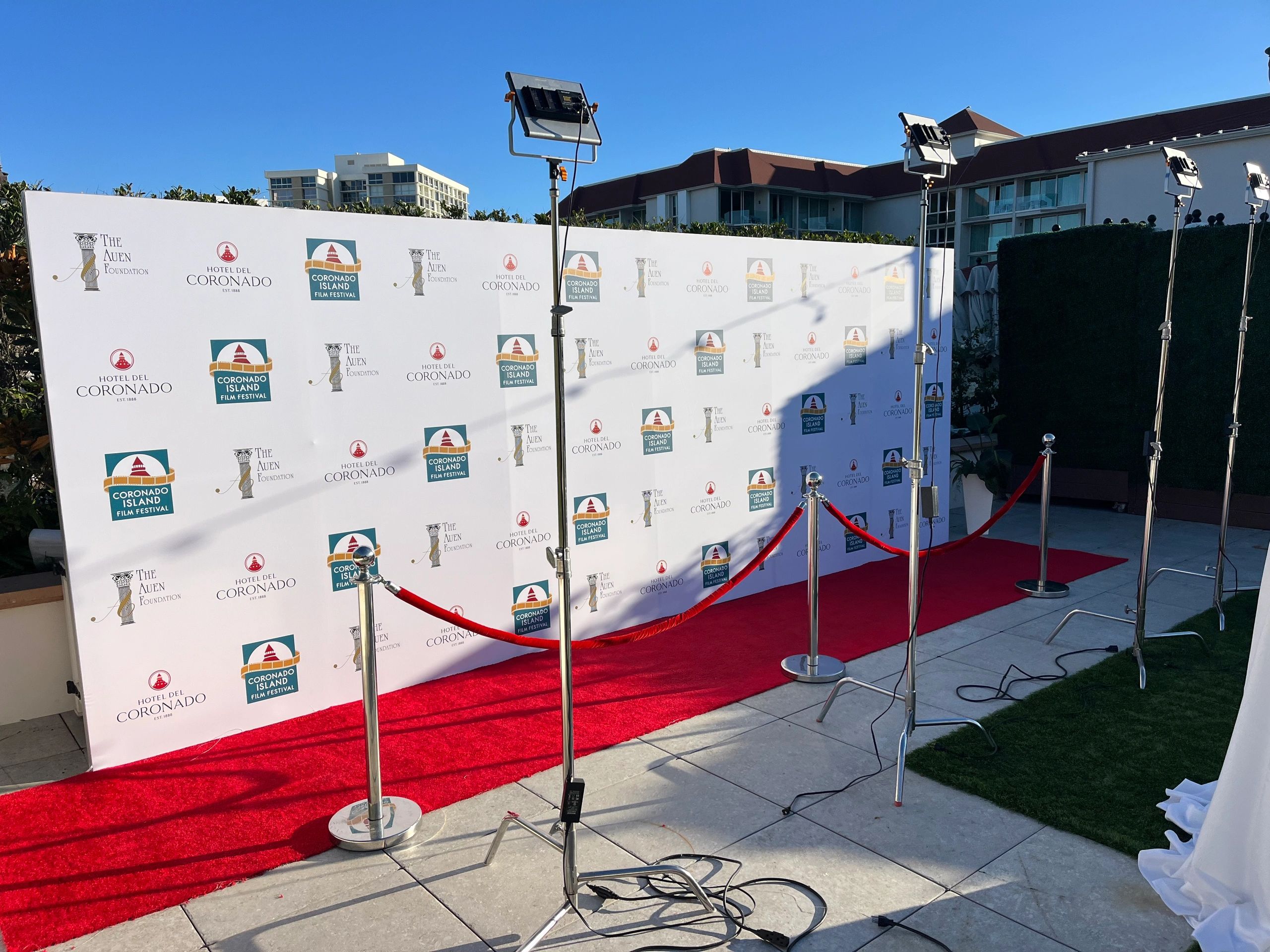 Step and Repeat Backdrop | Red Carpet Backdrop Rental