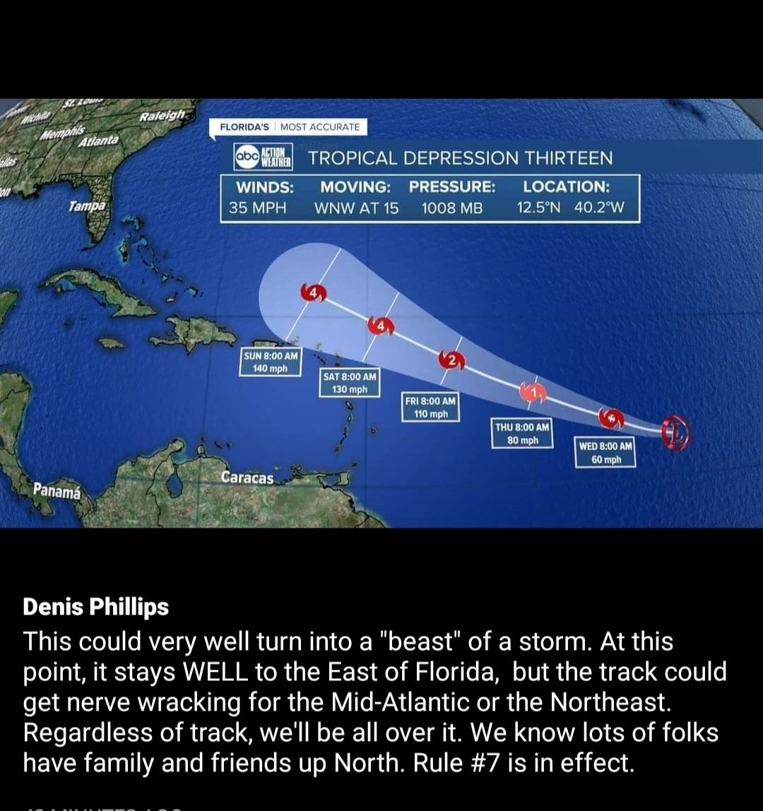 Impending Birth vs. Impending Storm, and you're in the path!
