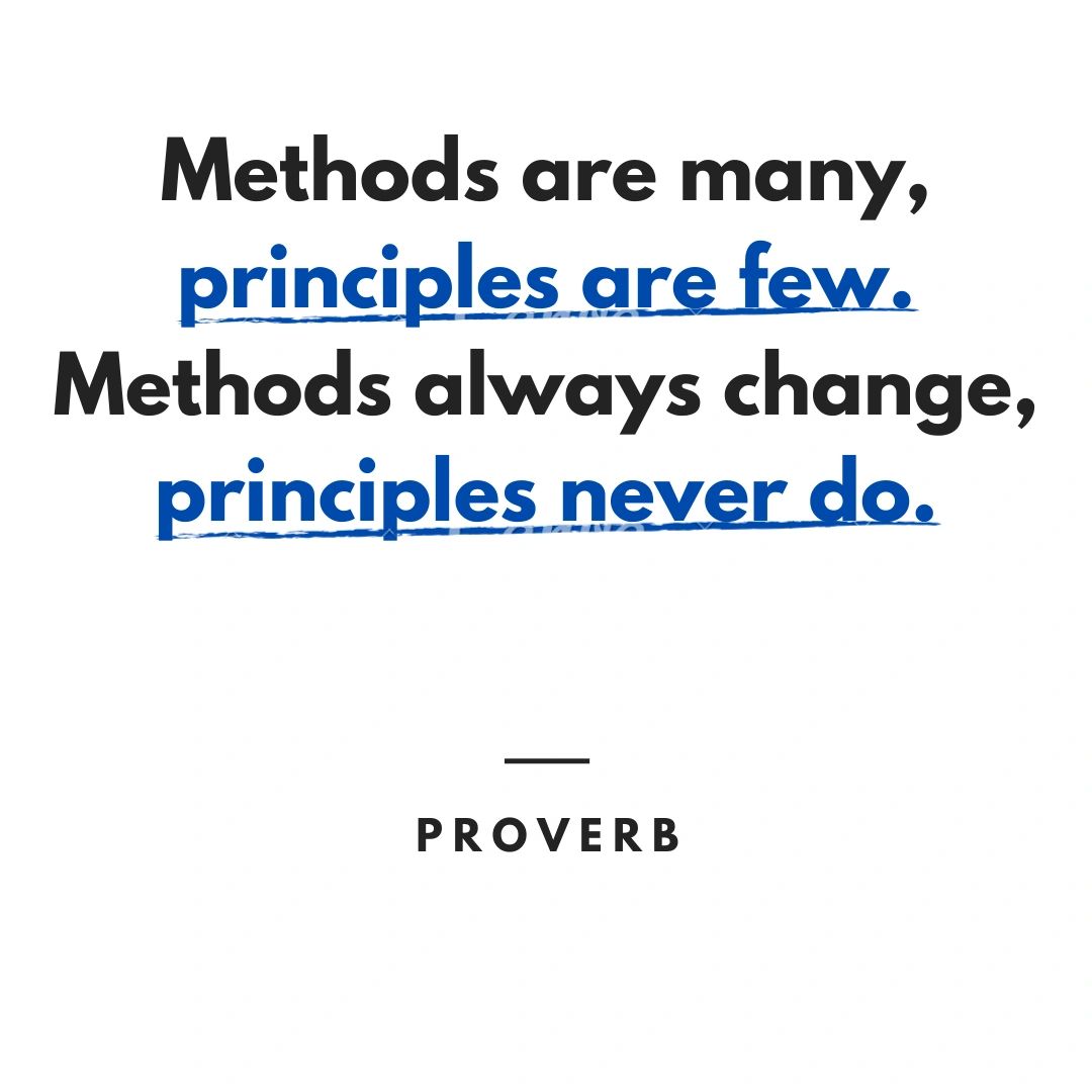 Stick To Your Principles...