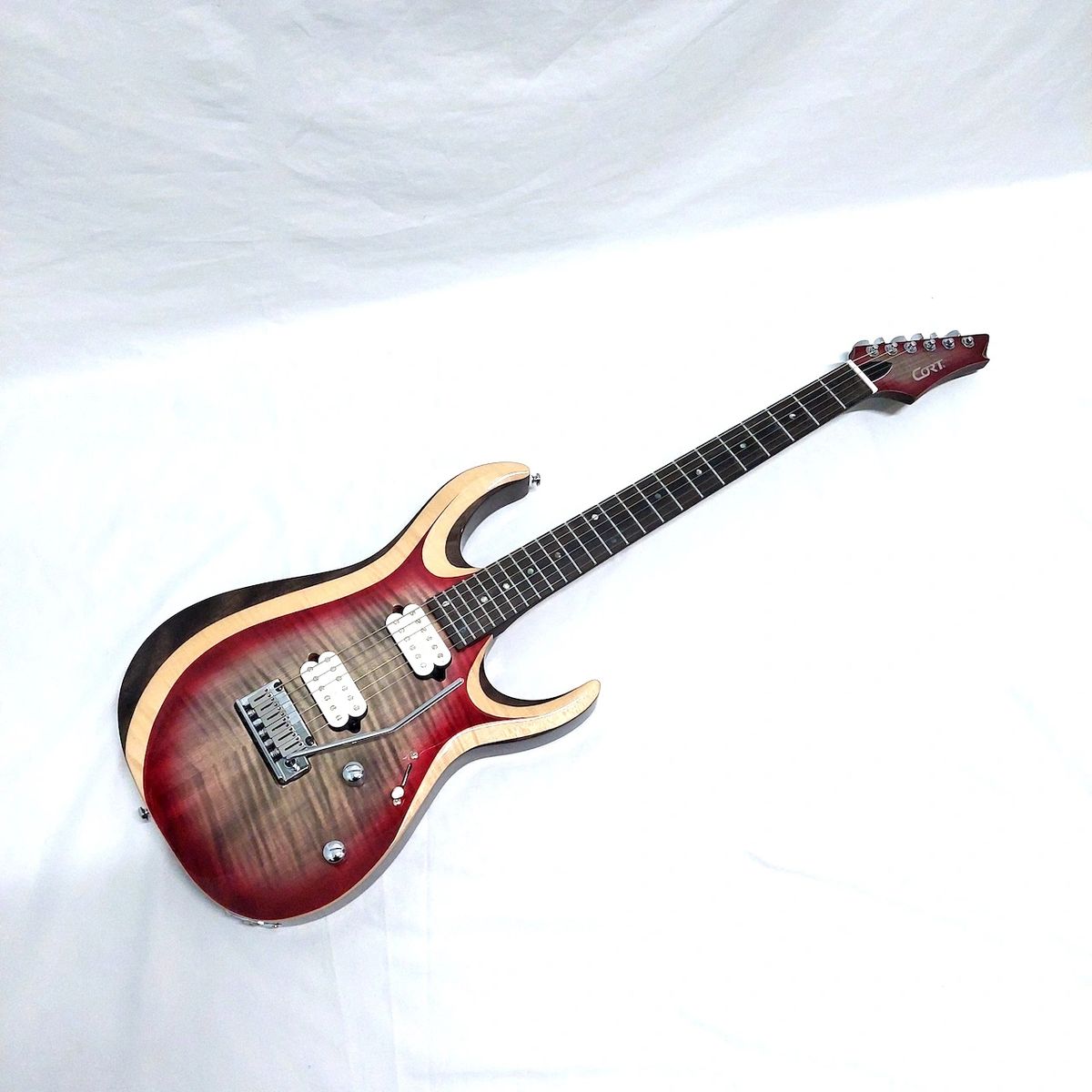 Cort X700 Duality II LVB Electric Guitar With Bag - Lava Burst