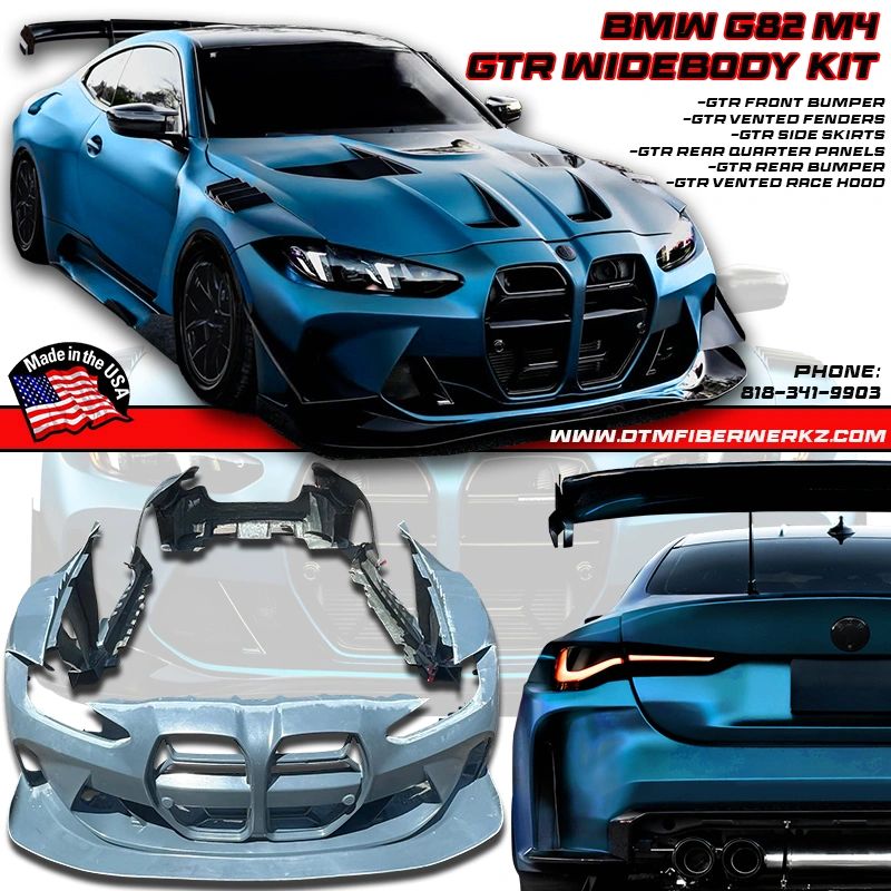 Now Available: G82 M4 GTR Widebody Kit Inspired by BMW M!