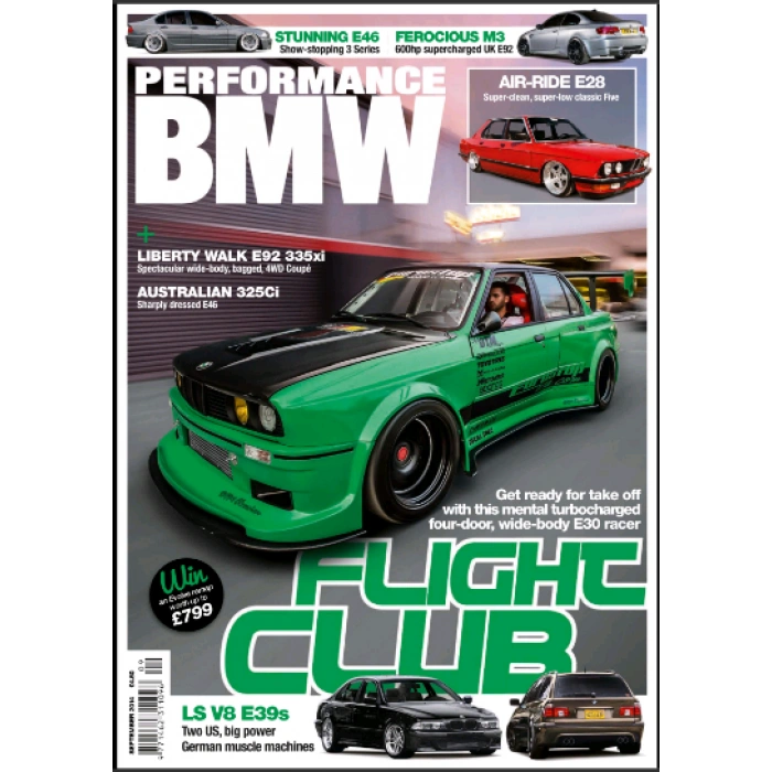 Performance BMW Magazine September 2014 BMW e30 Widebody