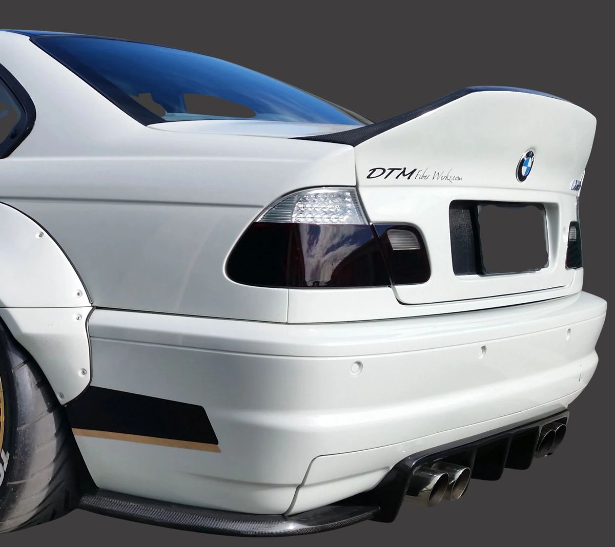 BMW E46 M3 GTR-S Race Diffuser Rear Diffuser