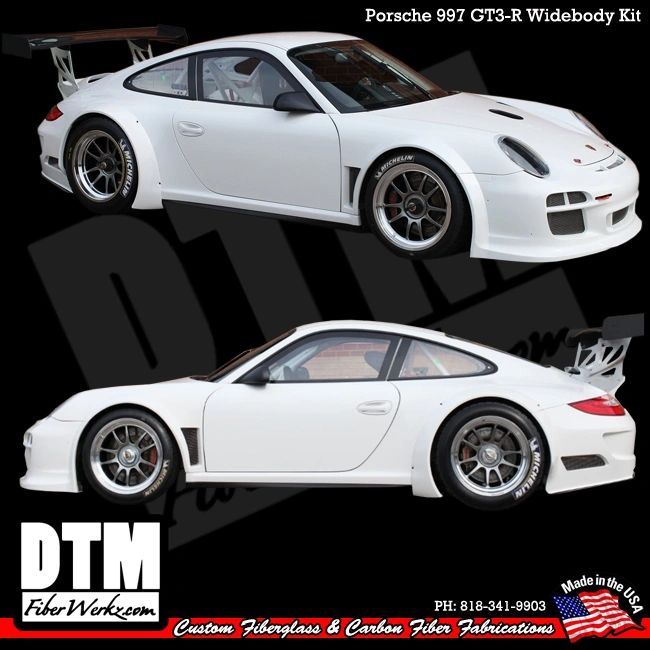 Porsche 997 05-12 GT3-R DTM Style Widebody Kit