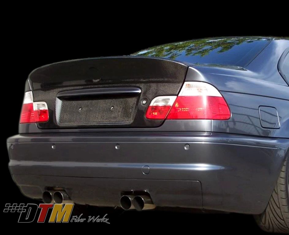 BMW E46 M3 CSL Style Conversion Rear Bumper With Diffuser