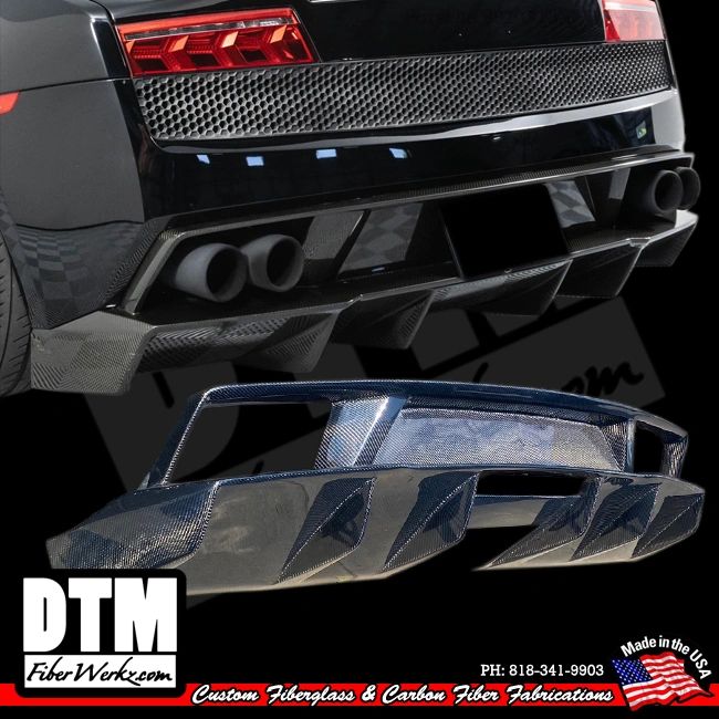 Lamborghini Gallardo 09-14 Rear LP Diffuser LP550 LP560 LP570