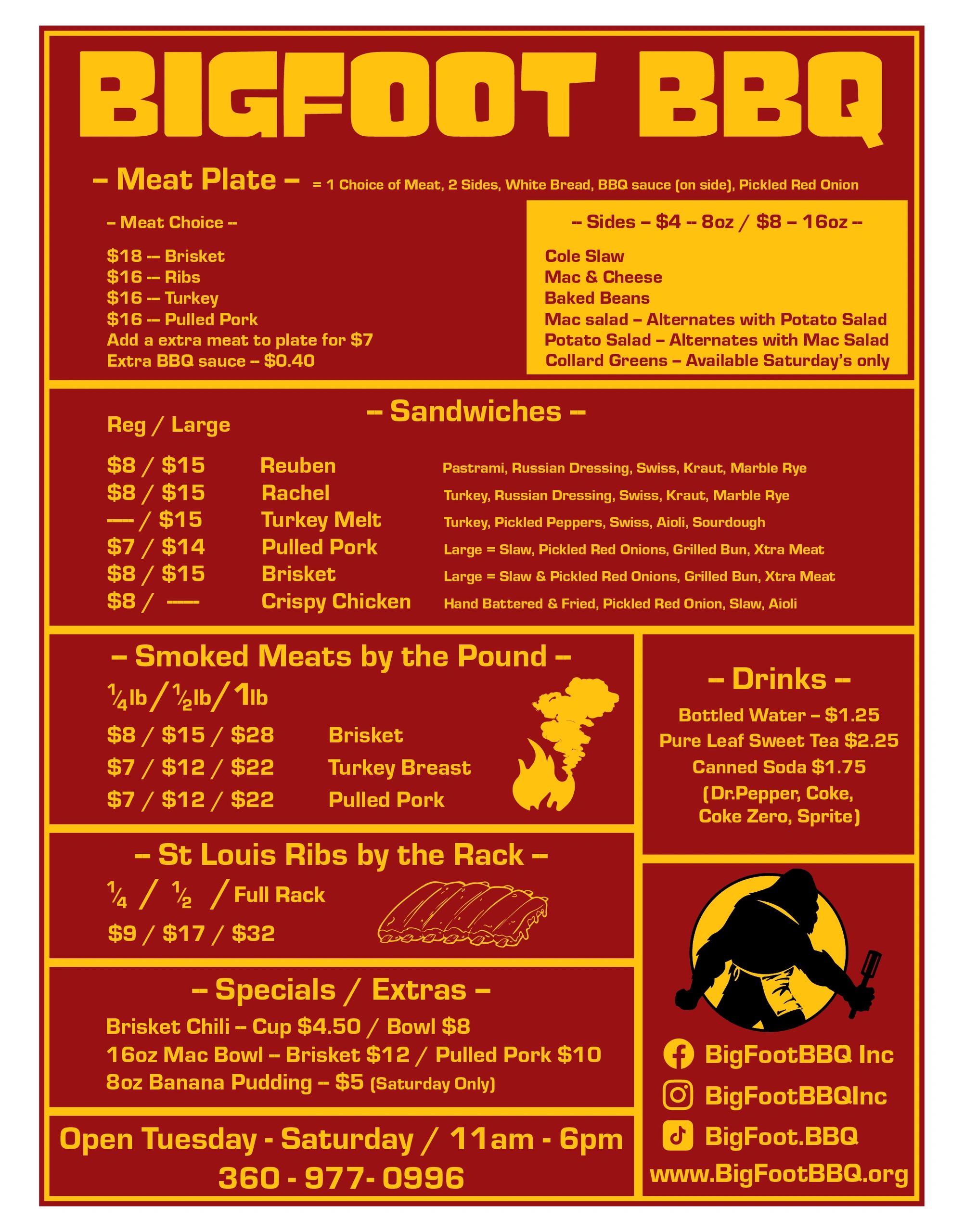 Bigfoot BBQ inc