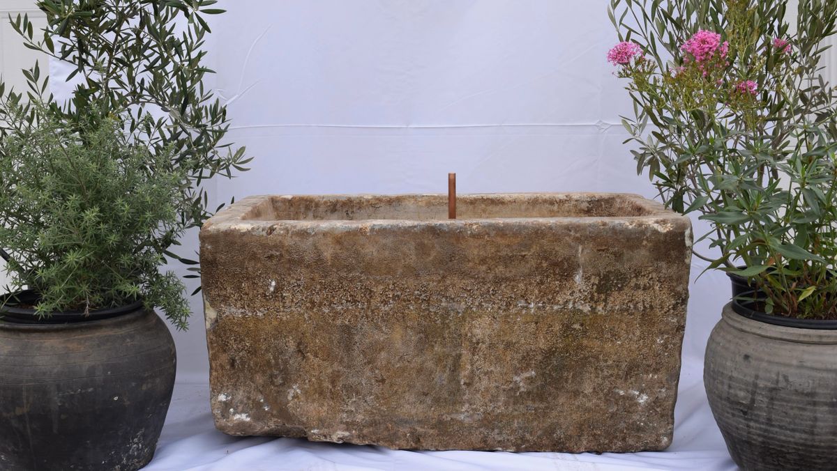 Limestone Trough Fountain