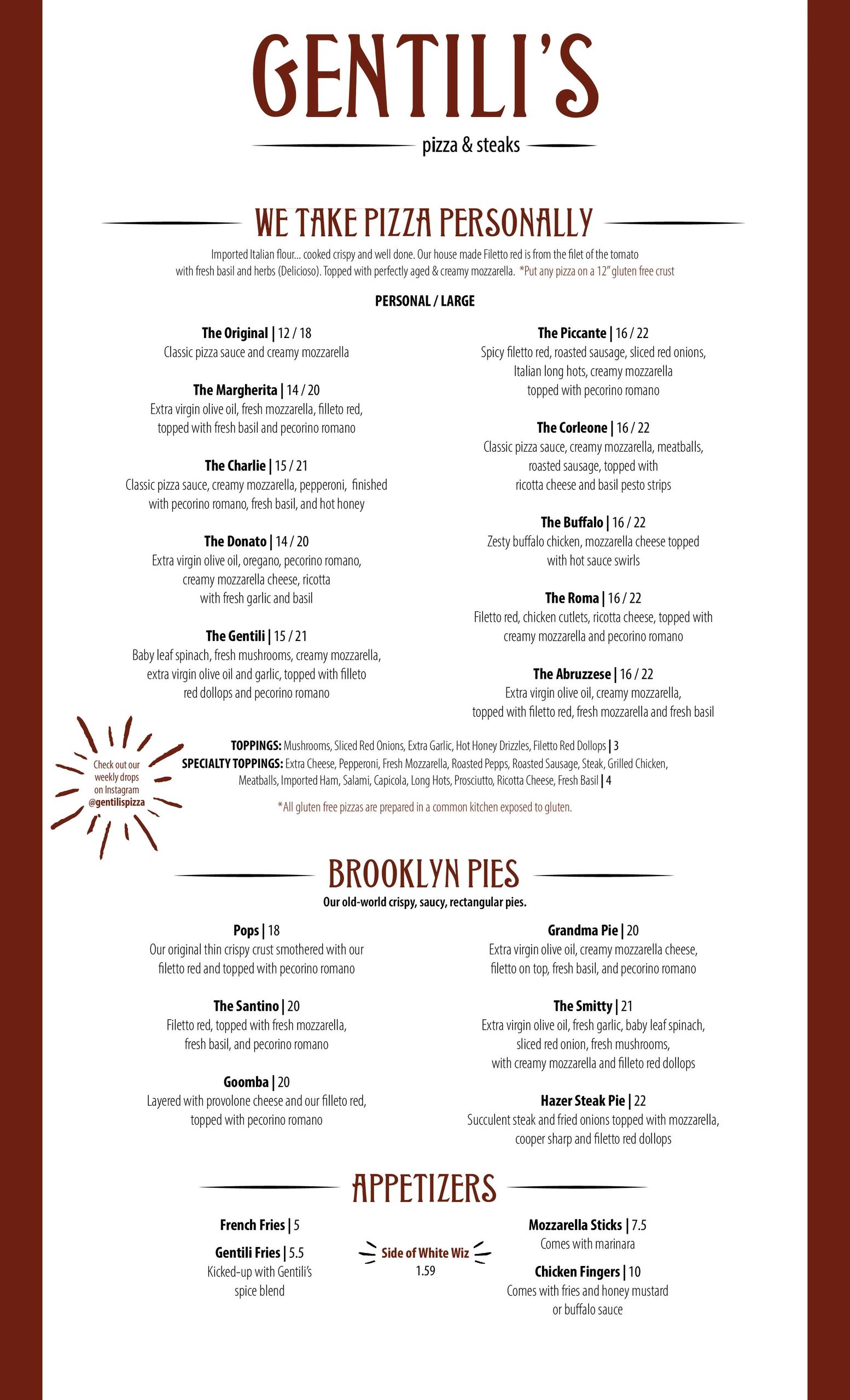 Gentili's Pizza