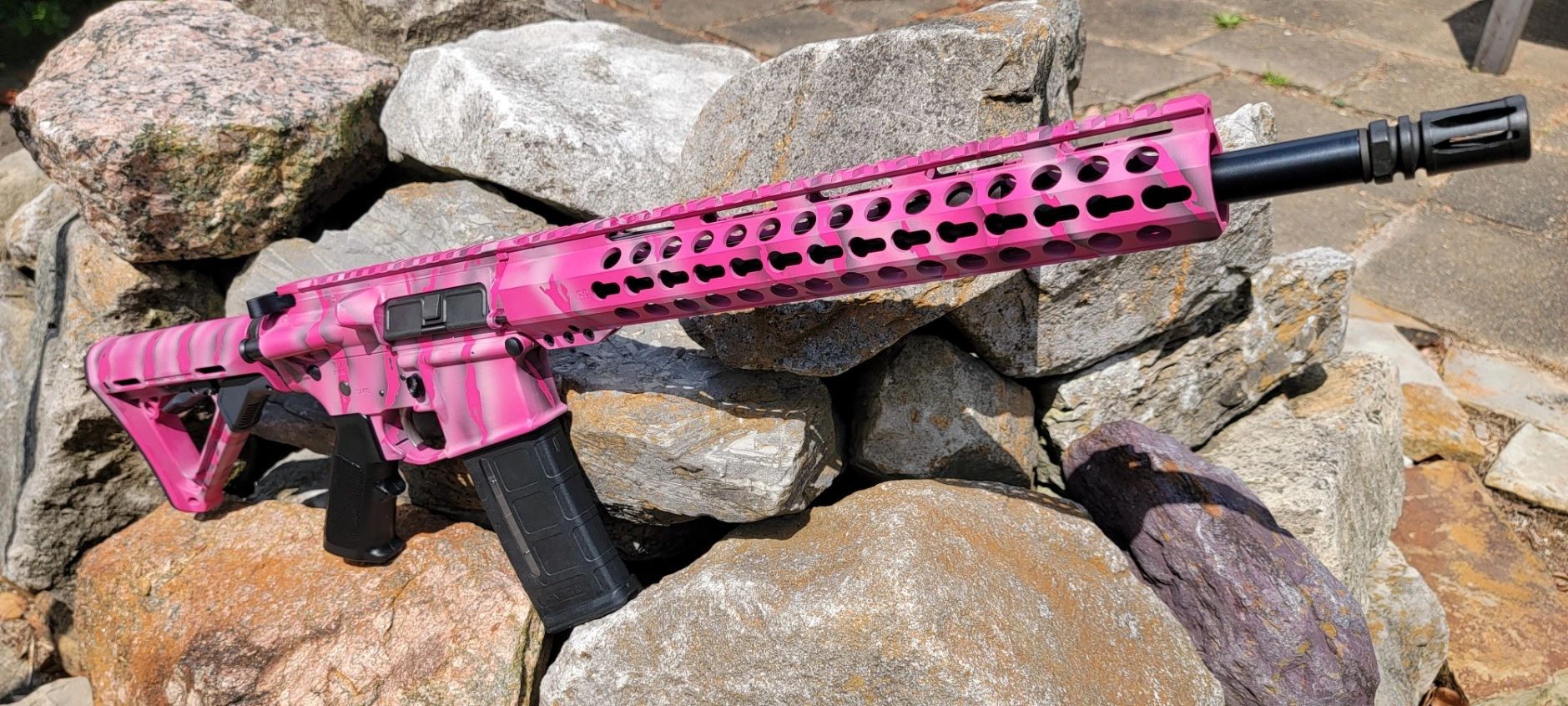 Pink Camo Ar 15 Furniture