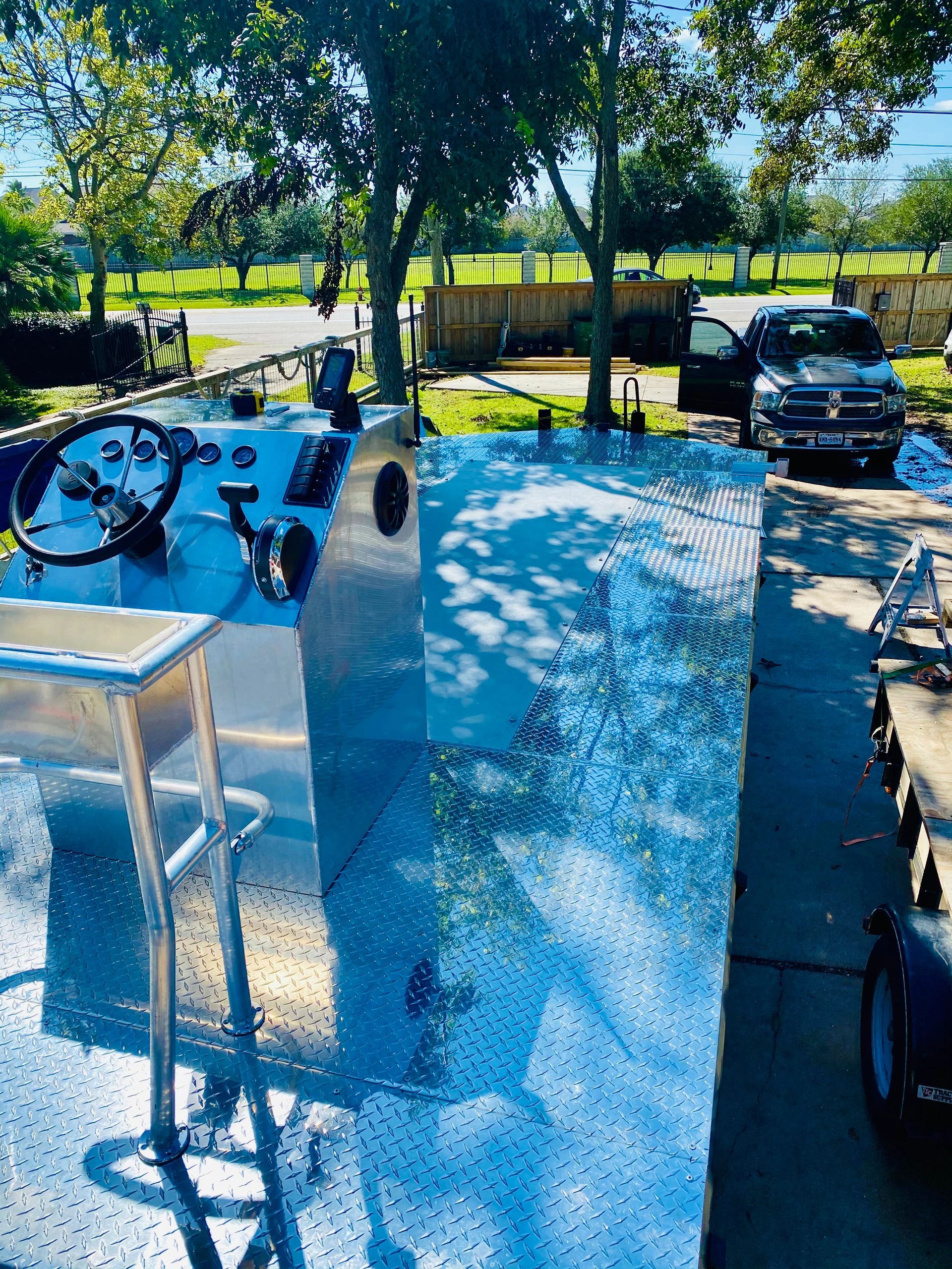 Marine Pile Driving Barge Built by Coastal Pier and Boathouse