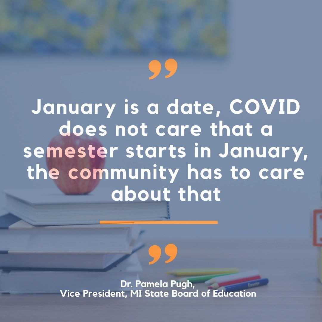 Dr. Pugh Talks 2021 School Year, Riley Murdock, MLive