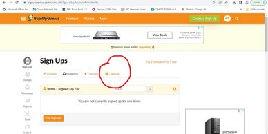 SignUpGenius | Summerland Pickleball Club