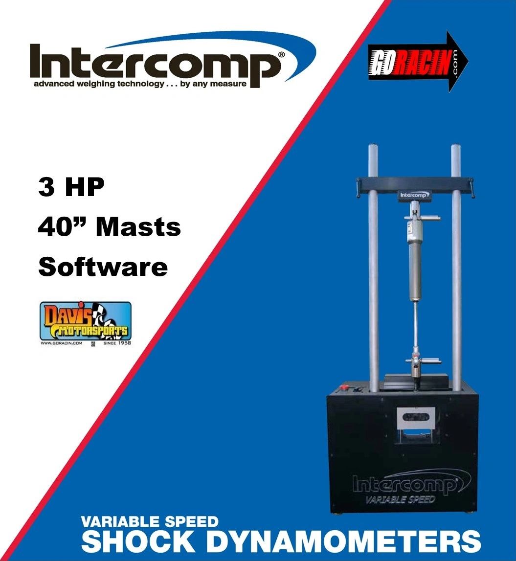 Intercomp 3HP, Variable Speed, Shock Dynamometer, 40" Masts, 102093-40