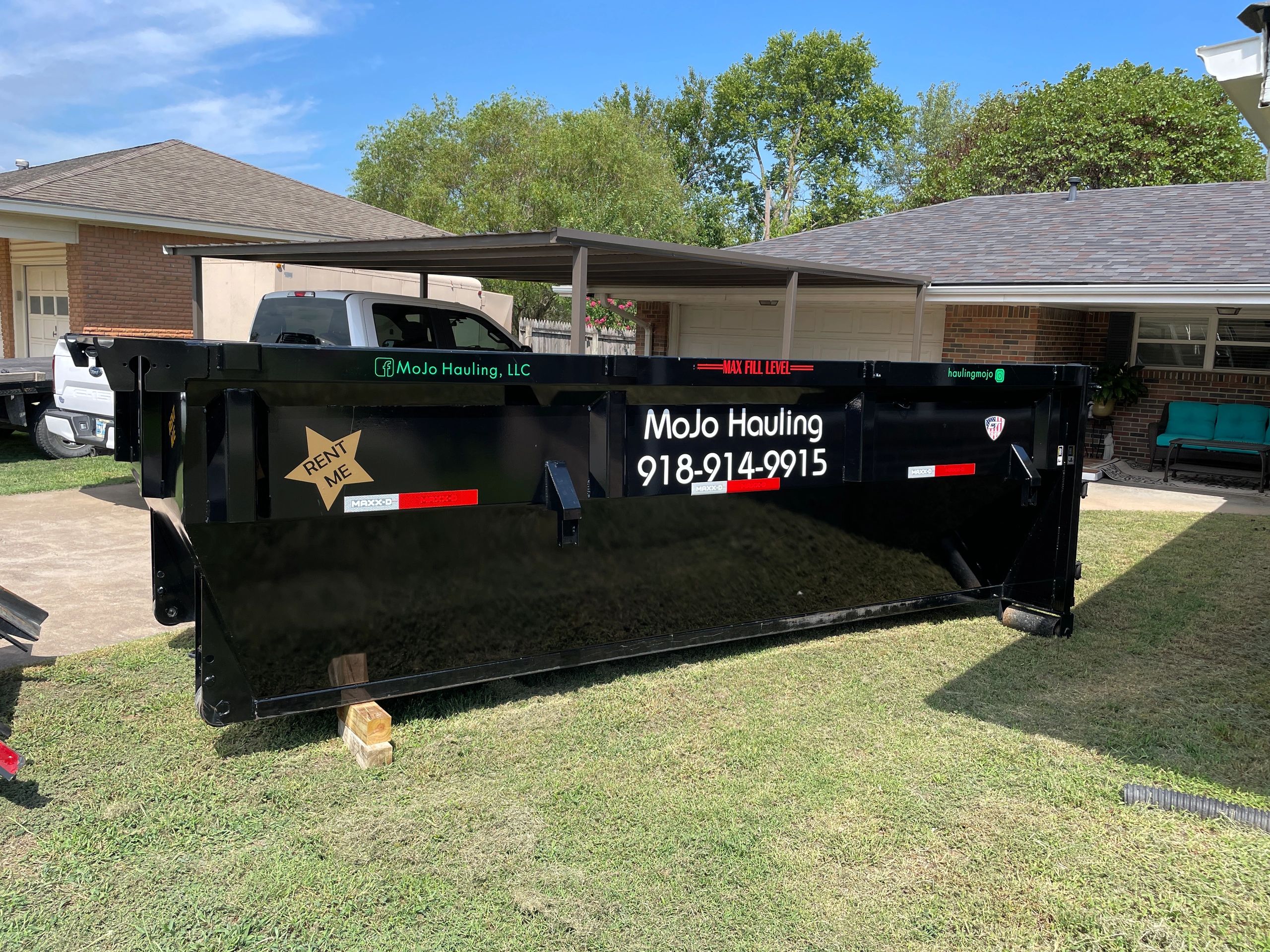 MoJo Hauling LLC - Dumpster Rental - Bartlesville, Oklahoma