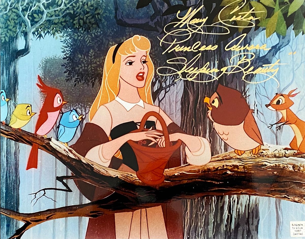 Mary Costa Autographed "Sleeping Beauty" Disney Princess 8x10 Photo ...