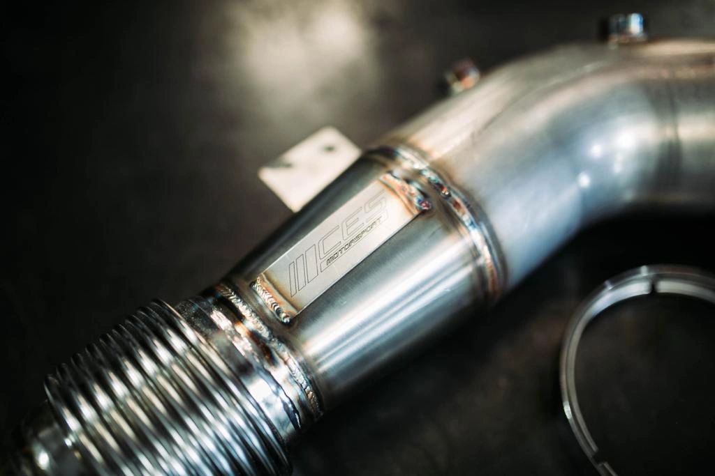 CES Performance High Flow Catted Street or Off Road Race Supra Downpipe ...