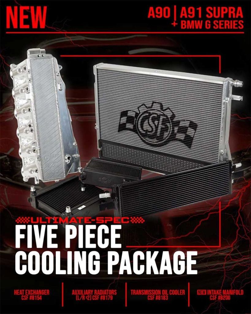CSF 2020+ A90/91 Supra 5-Piece Ultimate-Spec Cooling Package