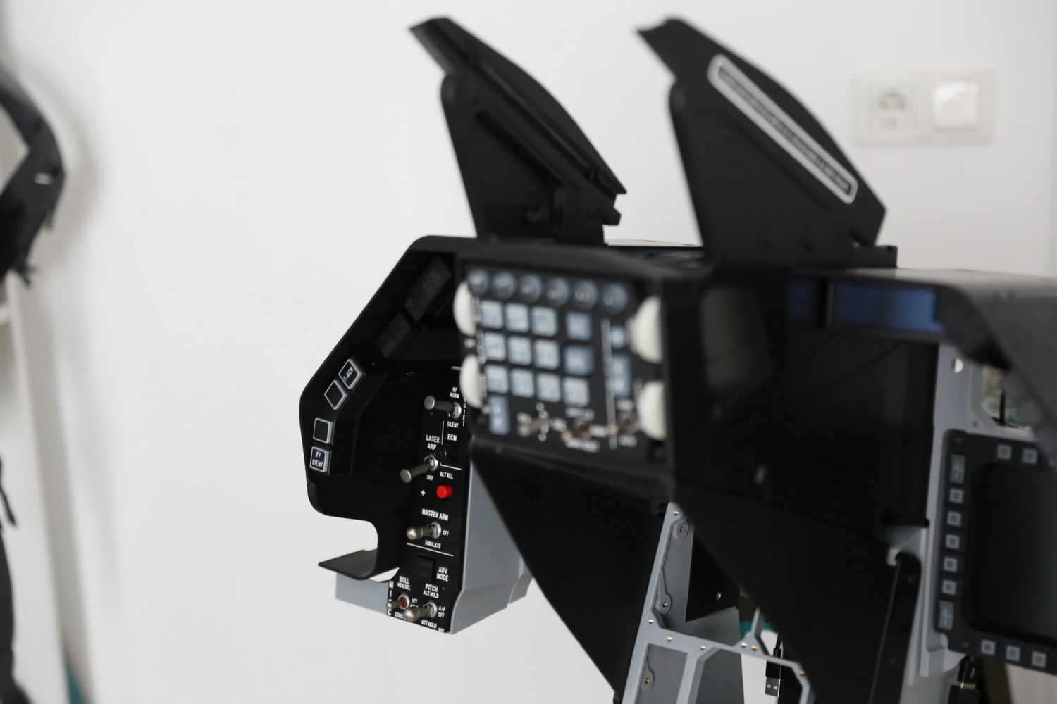 FDM printable F-16 Central Console Frames