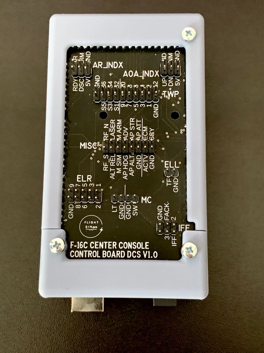 DCS F-16 Center Console control board