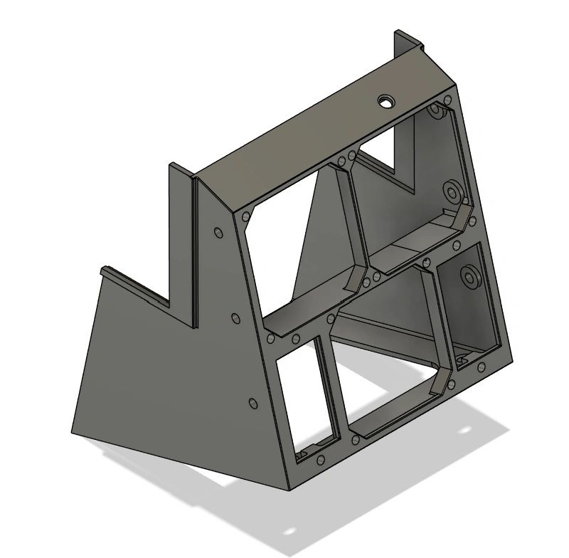 3d Model for the Upper Central Pedestal Instrument Panel