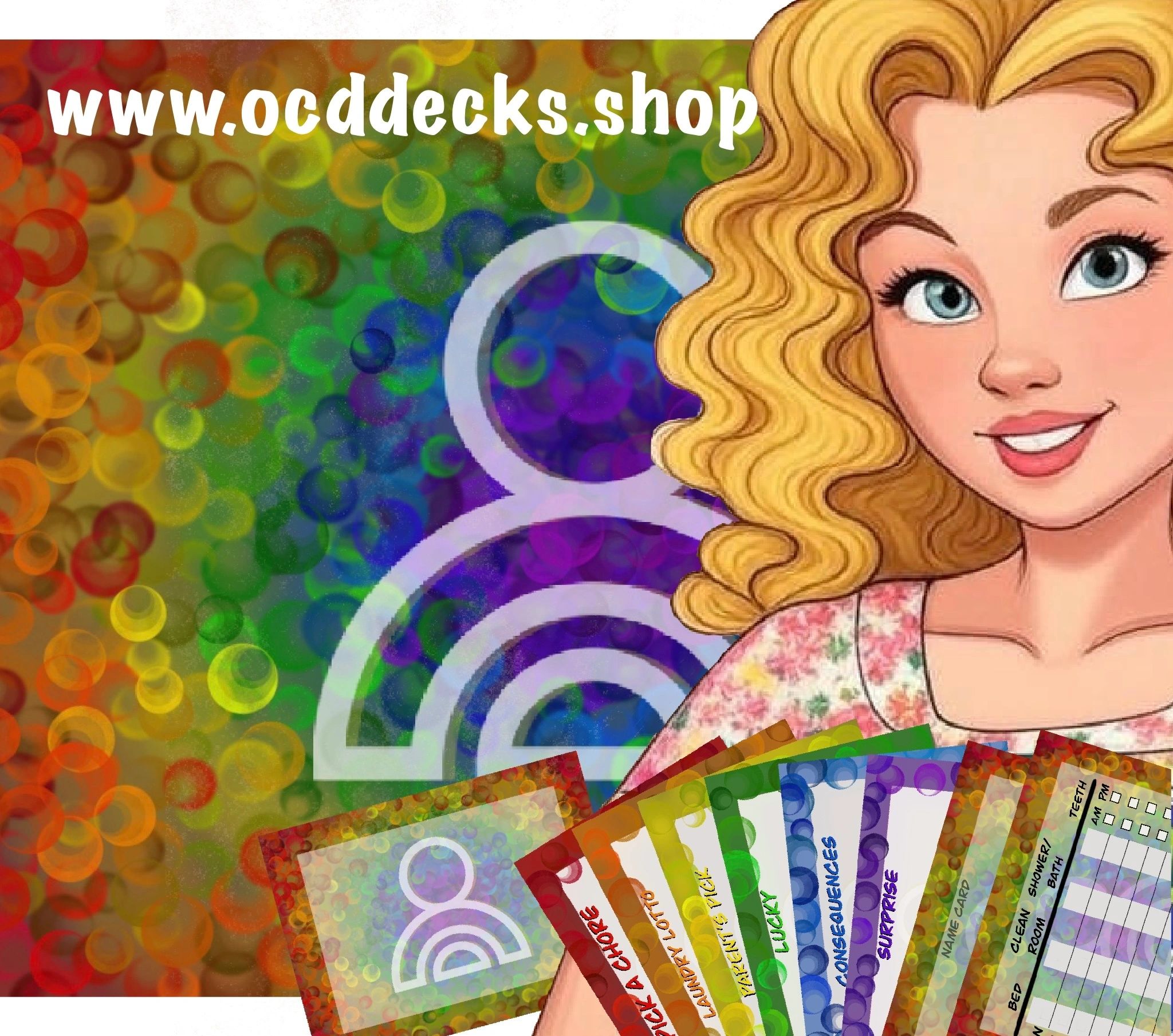 OCD Decks - Cards for Chores, Blank Cards for Chores