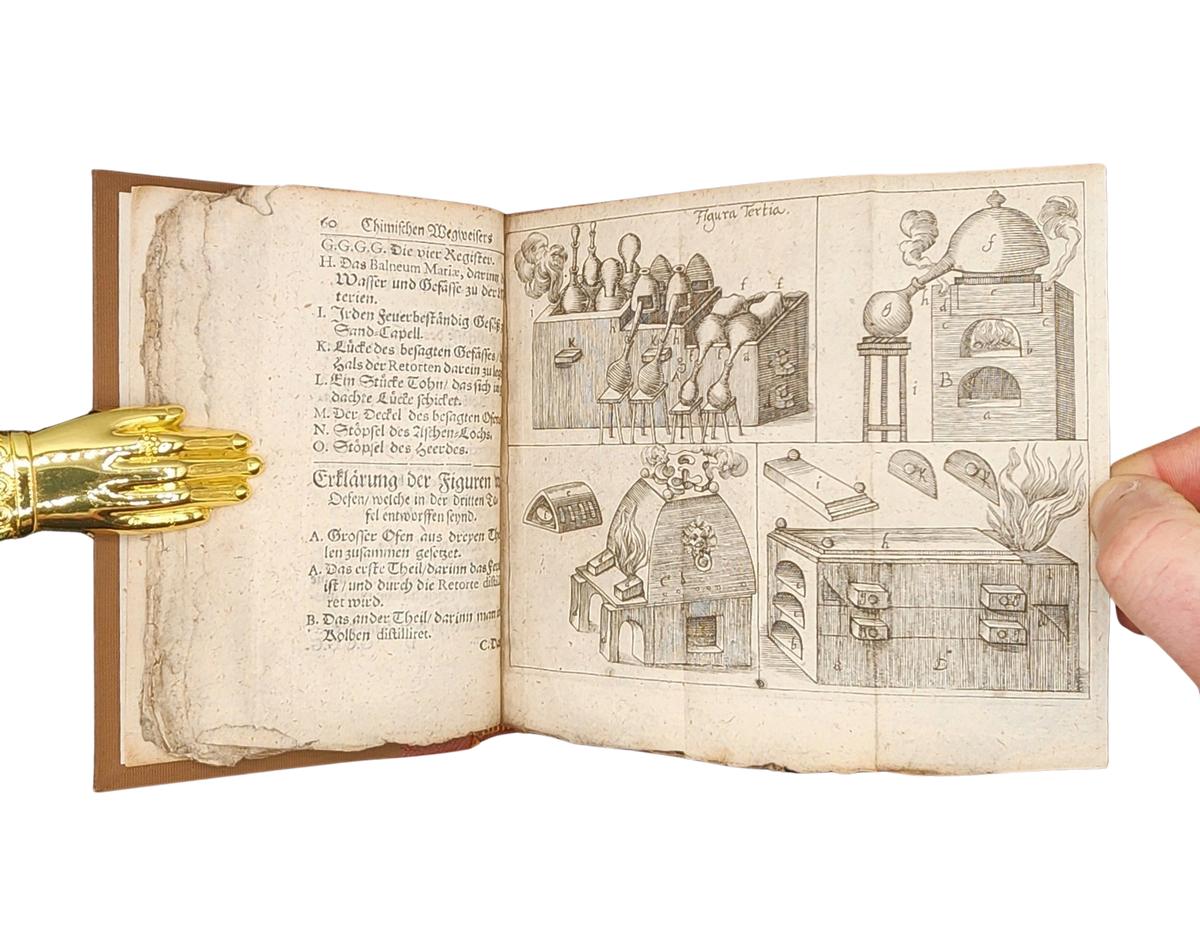A Rare 17th Century Alchemical Manual By Christophe Glaser, Which ...