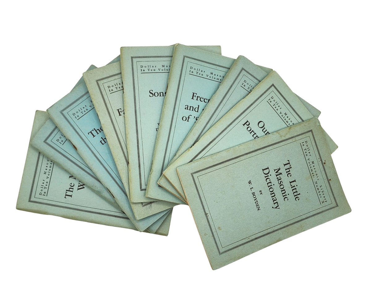 A nearly complete set of this series from the Little Masonic Library ...