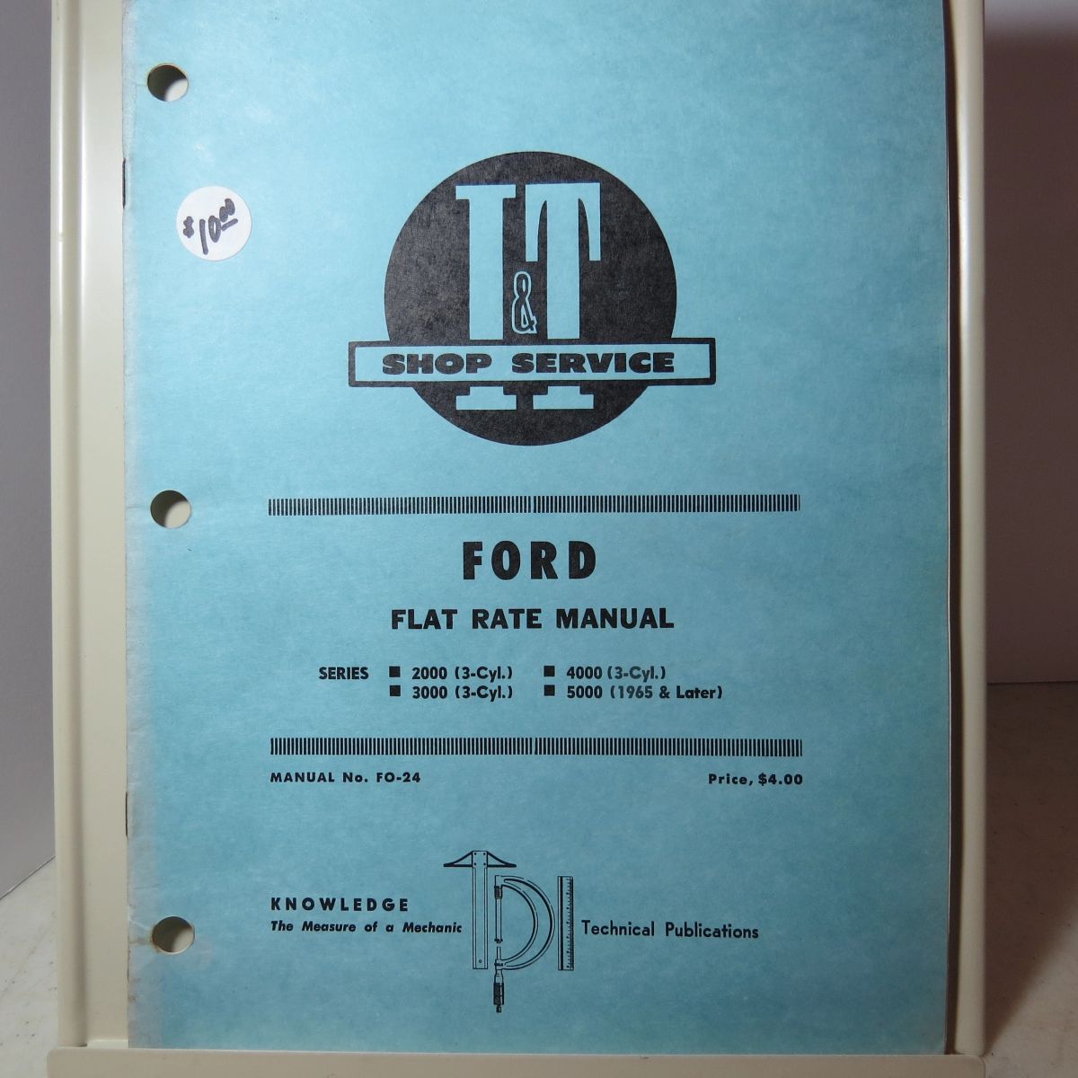 Ford Flat Rate Manual NO. FO-24