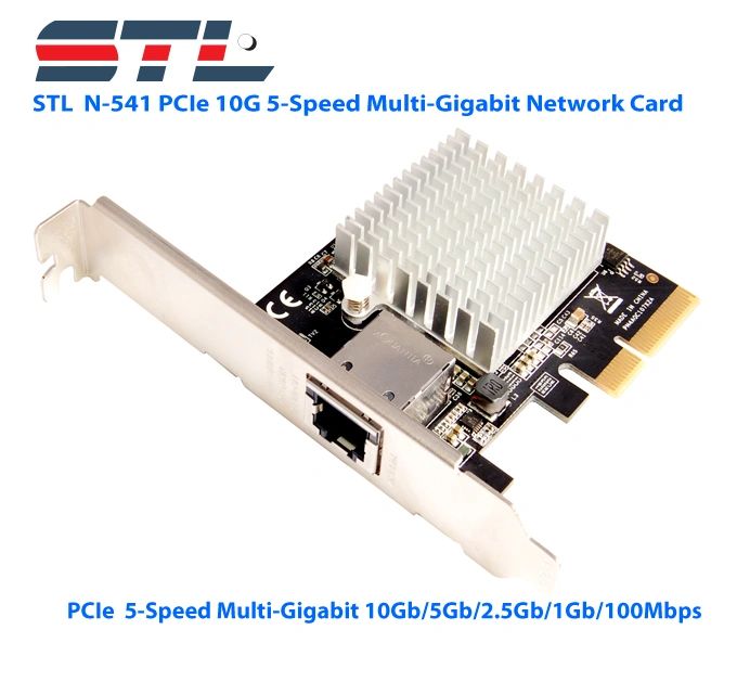 STL N-541 PCIe 1-Port 10G Aquantia AQC107S Ethernet Network Adapter