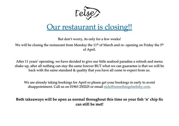 Something Else Fishy in Milborne Port - Something Else Fishy