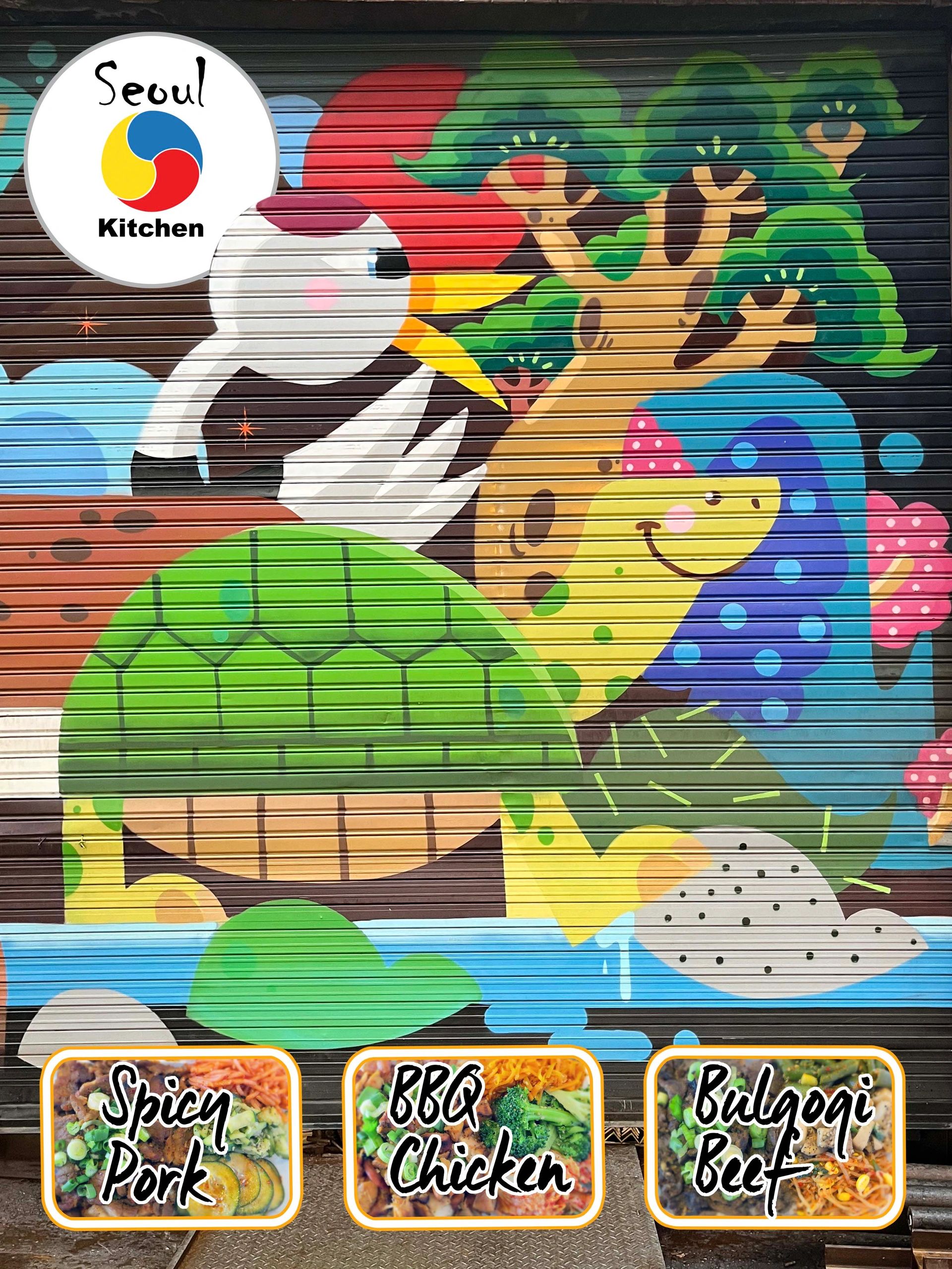 More Storefront Murals in Seoul