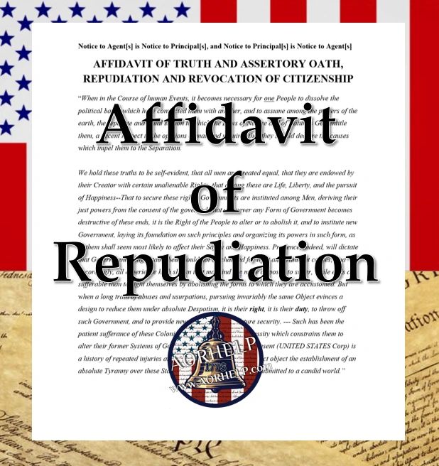 Affidavit of Repudiation (Digital)