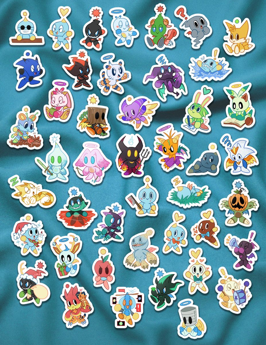 Mini Chao Sticker Mystery Pack