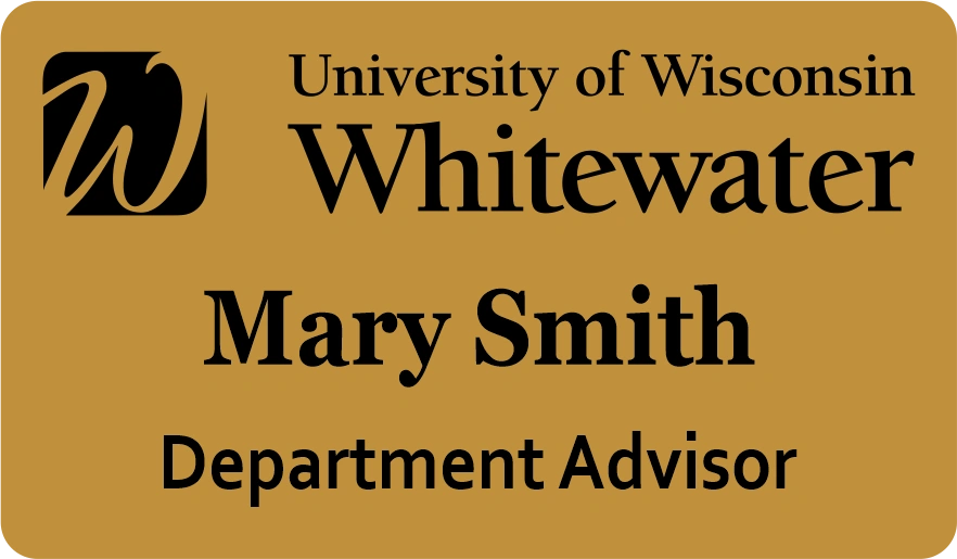UW-Whitewater Name Badge